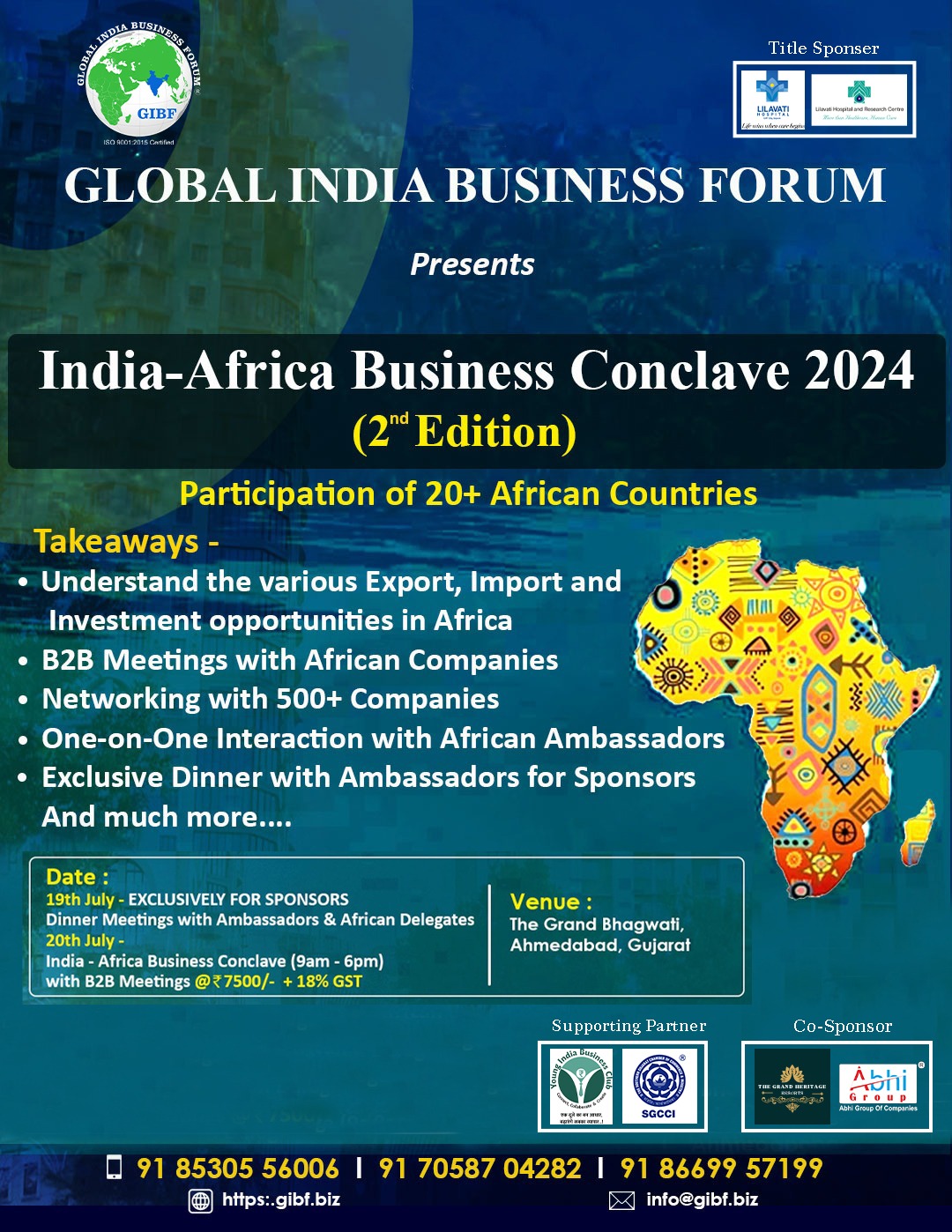 India Africa Business Conclave - Global India Business Forum | GIBF